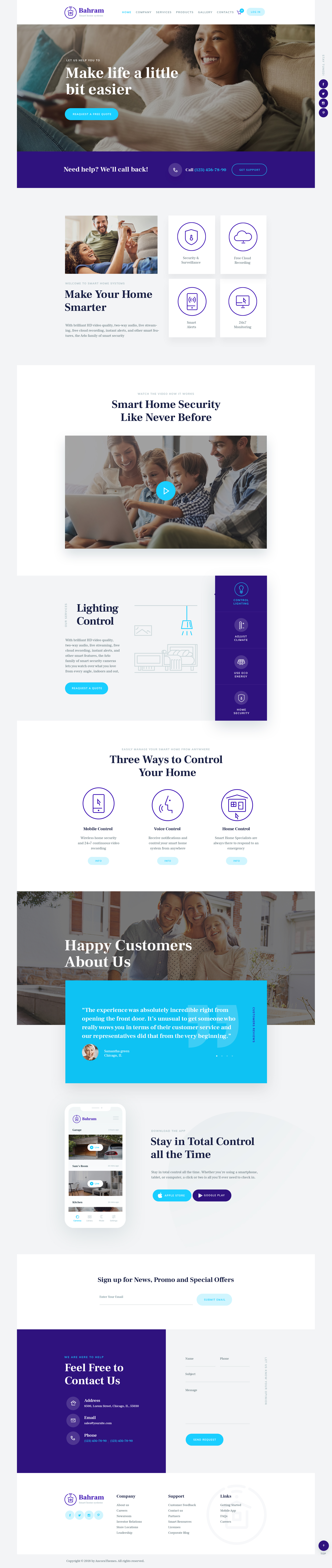 Smart Casa | Home Automation & House Technologies WordPress Theme by axiomthemes